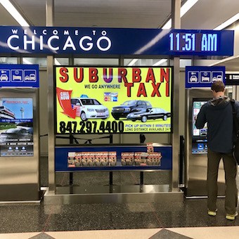 Clear Channel Airports ADA Compliant Interactive Signage