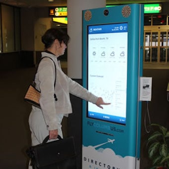 Columbus Airport Interactive Wayfinding Kiosks | Interactive Kiosks ...