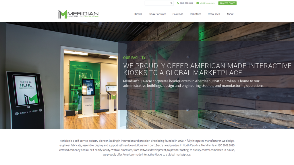 Meridian Kiosks Announces Launch of Newly Redesigned Website ...
